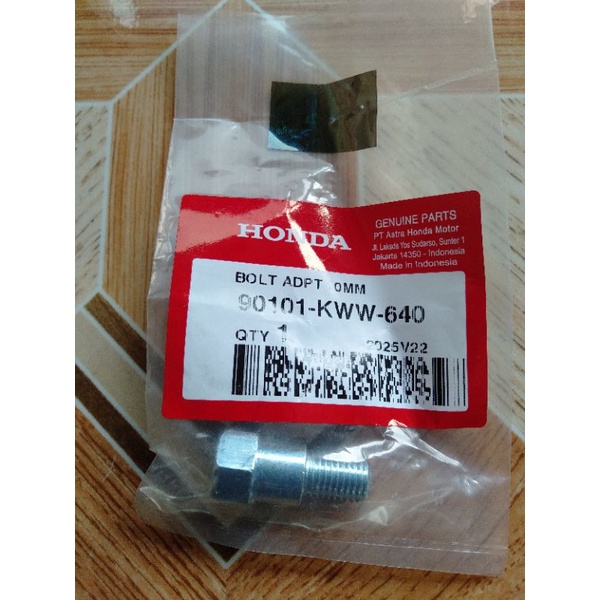 Jual BAUT DUDUKAN SPION PCX160 VARIO 160 SCOOPY 90101-KWW-640 BOLT ADPT ...