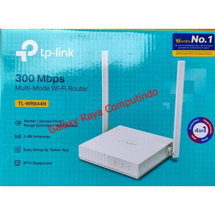 Jual Tp-Link Tl-Wr844N 300 Mbps Multi-Mode Wi-Fi Router 1Port Wan 4Port ...