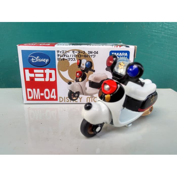 Jual Tomica Disney Motors DM-04 Mickey mouse Chim chim patrol bike marmer | Shopee Indonesia