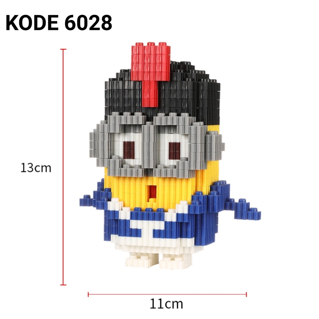 Jual Nano block minion series mainan edukasi anak Balok Susun kartun ...