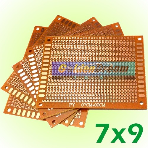 Jual PCB Lubang 7x9cm Universal Fiber Matrix Circuit Board Bakelite ...