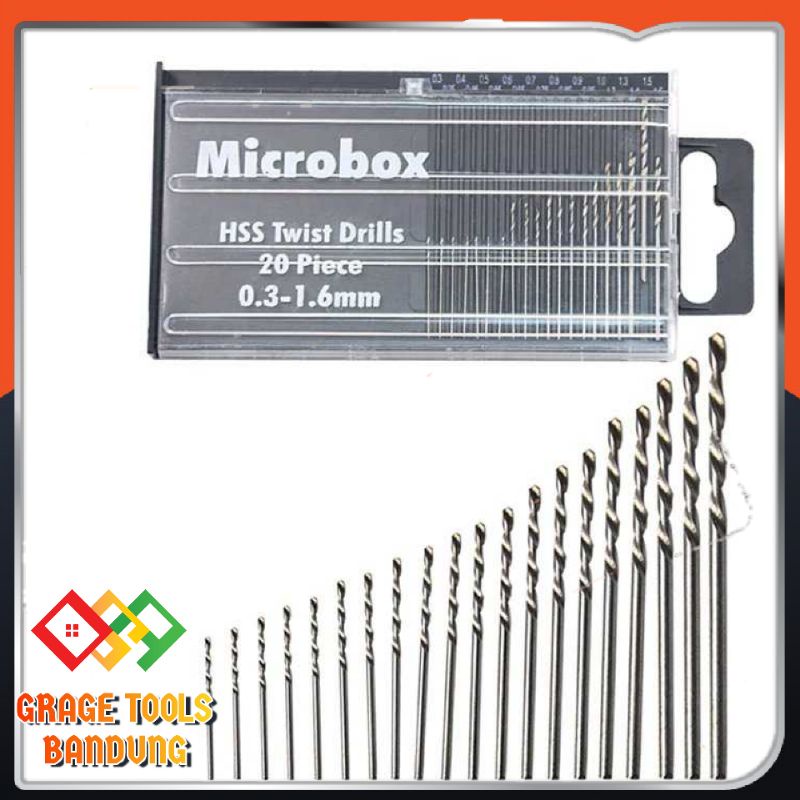 Jual HSS twist Drill Mata Bor Rojok Spuyer Karburator mata bor pcb ...