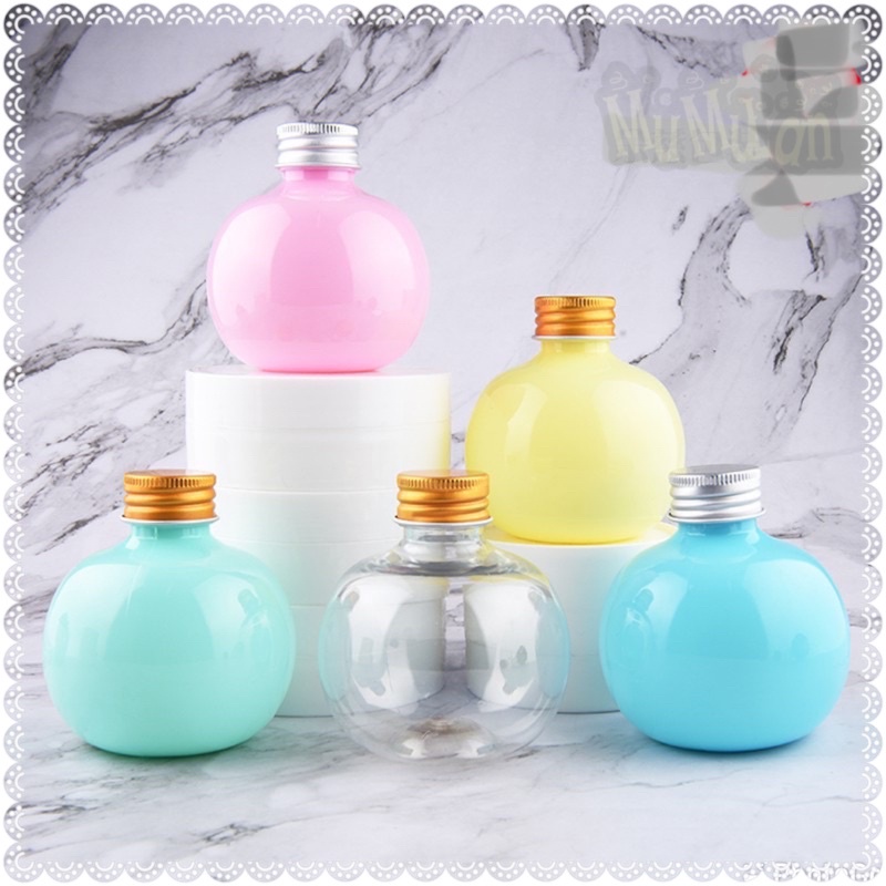 Jual Botol Plastik PET Pump Spray Flip 120ml 120 ml Bola warna Pastel ...