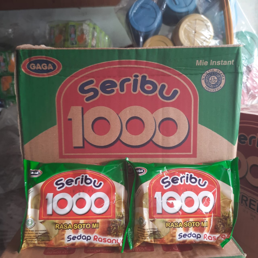 Jual Mie Gaga 1000 Soto Mie 1 dus / mie gaga rasa soto mie / mi gaga ...