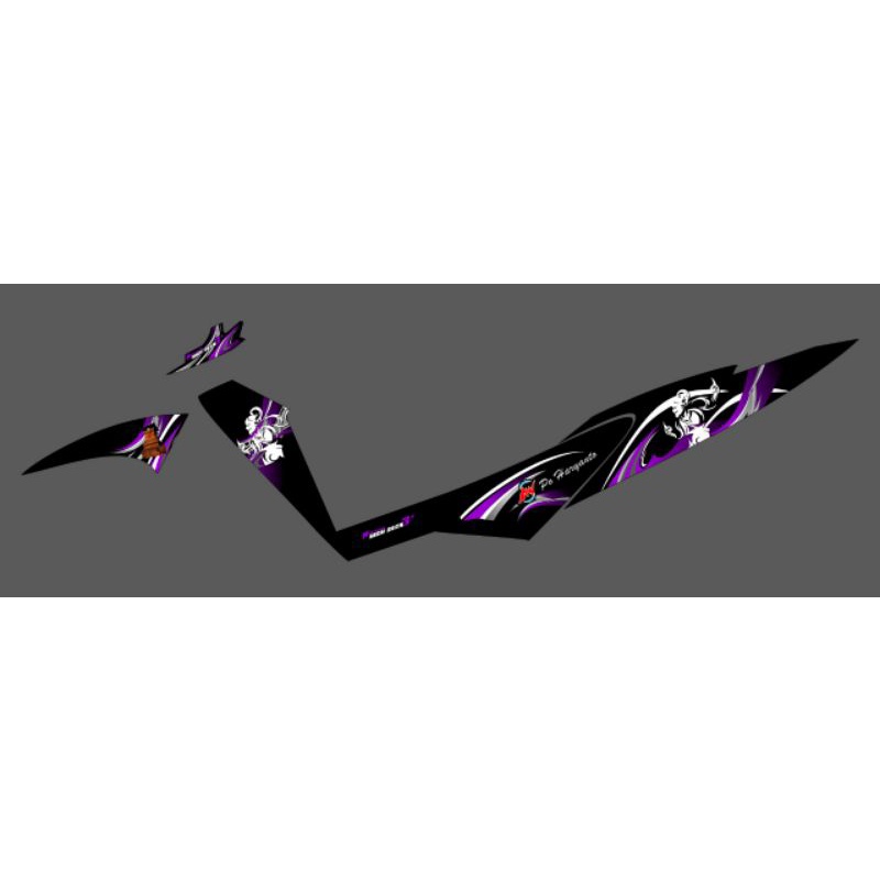 Jual striping sticker supra 125 livery bus po haryanto transparan ...