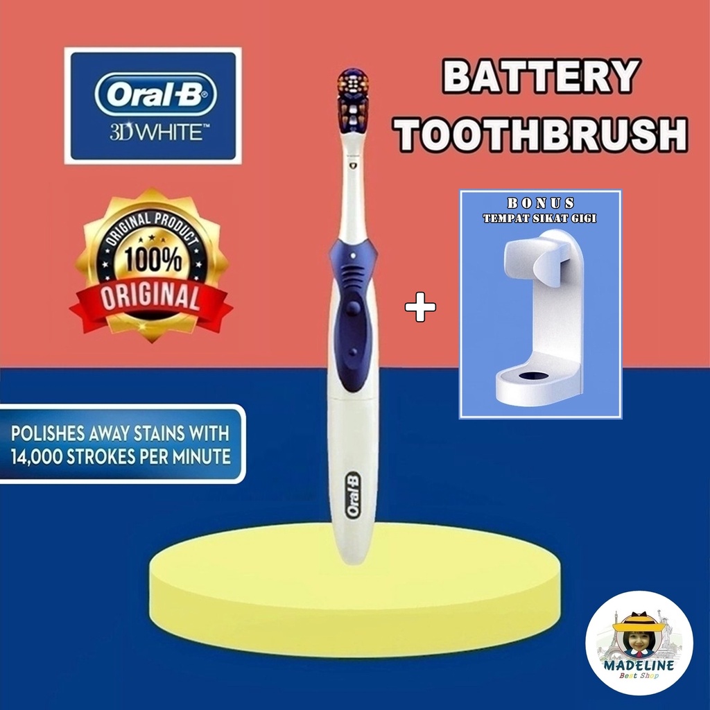 Jual ORAL B 3D WHITE BATTERY TOOTHBRUSH | Shopee Indonesia