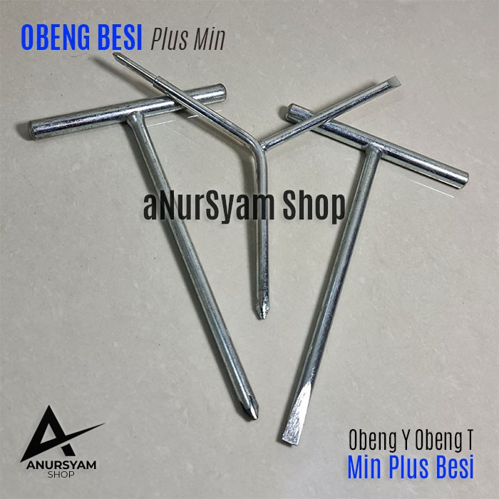 Jual Obeng Y Plus Min Besi / Obeng T Min Plus Besi / Obeng Min Plus ...