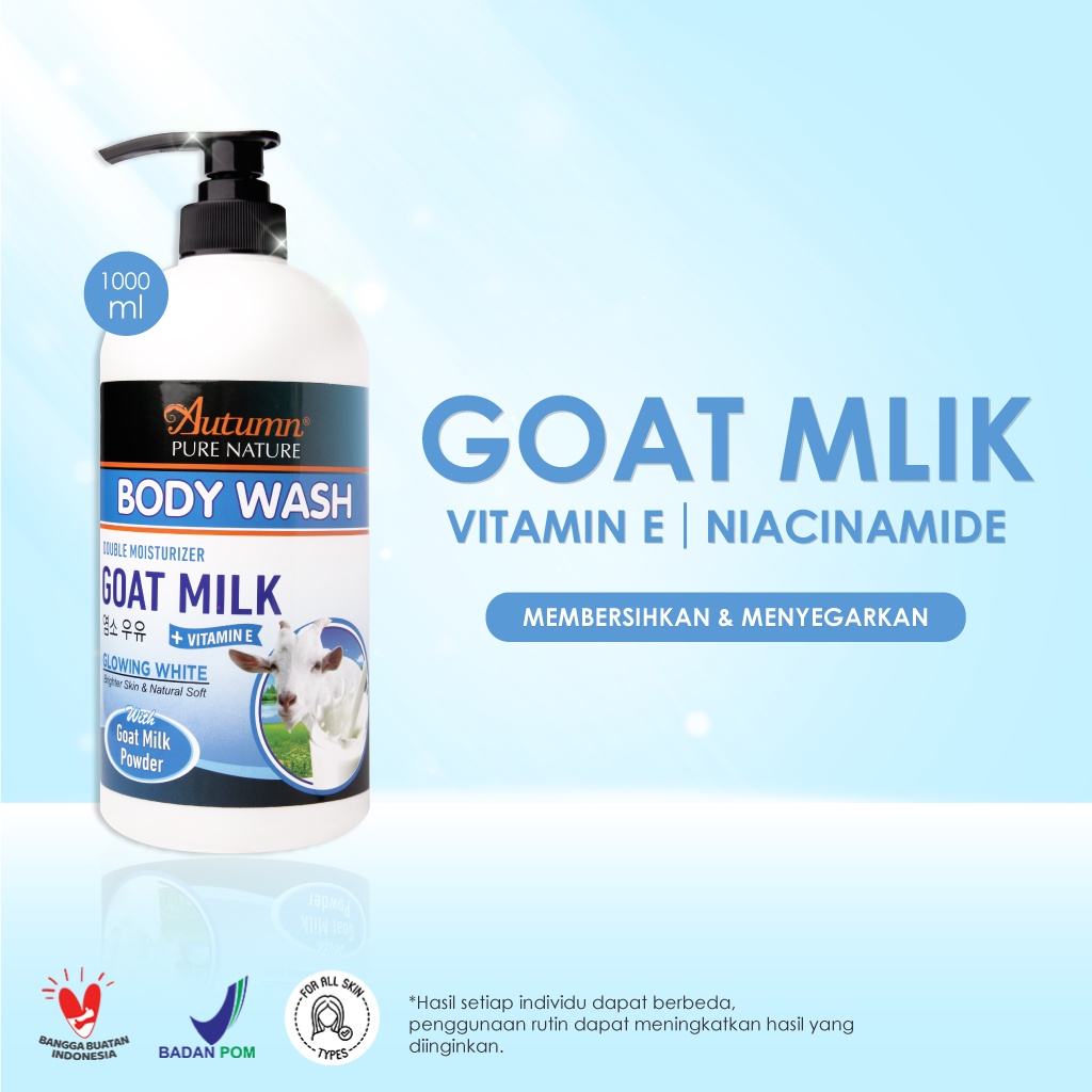 Jual Autumn Body Wash Goat Milk 1000ml / Sabun Mandi | Shopee Indonesia