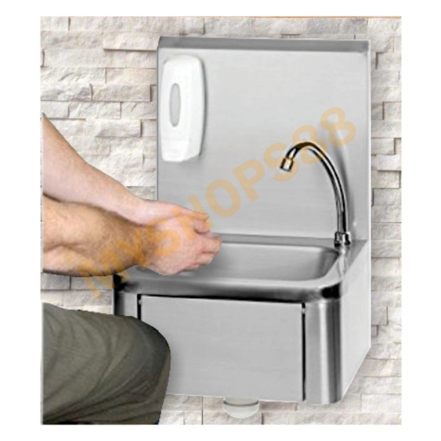 Jual KNEE OPERATED WASH BASIN GETRA KOWB-01 (Wastafel Cuci Tangan ...