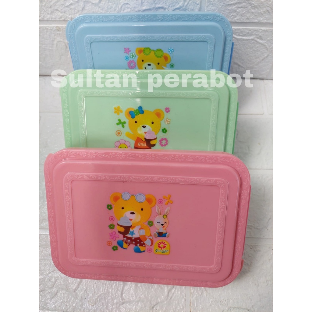 Jual Sunlife 118 bella lunch box sekat 2 kotak makan bekal anak kotak ...
