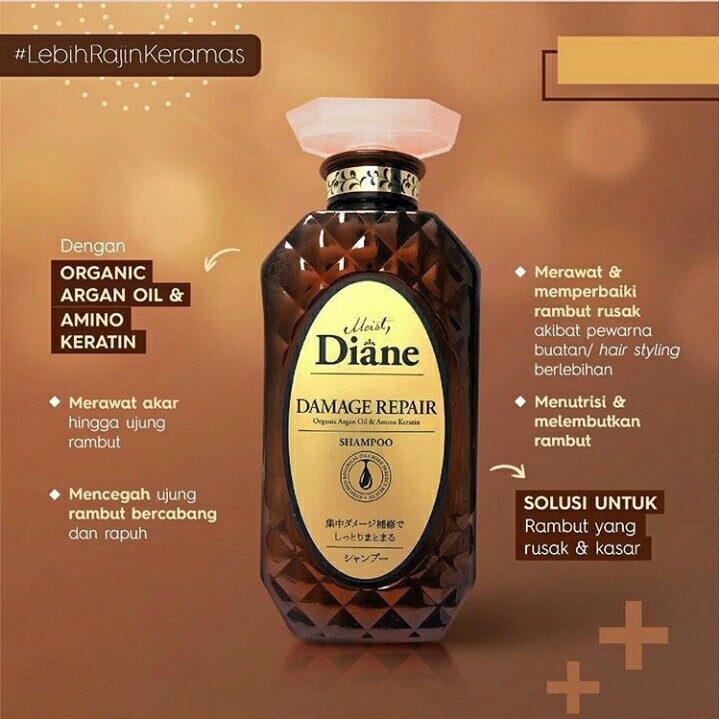 Jual Moist Diane Shampoo Extra Damage & Repair | Shopee Indonesia