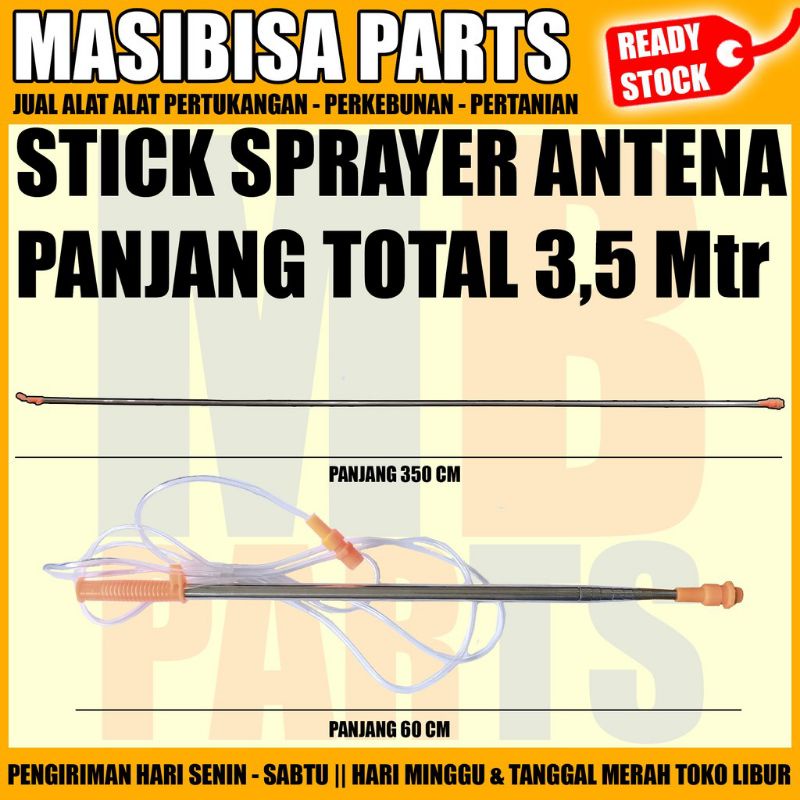 Jual Stik / Stick sprayer Antena 350cm + 3,5 meter ) | Shopee Indonesia