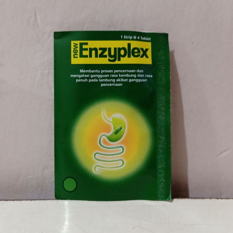 Jual New Enzyplex strip 4 tablet | Shopee Indonesia