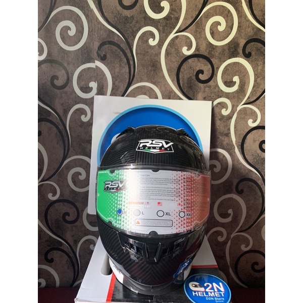 Jual Helm Rsv FF500 Carbon Glossy | Shopee Indonesia