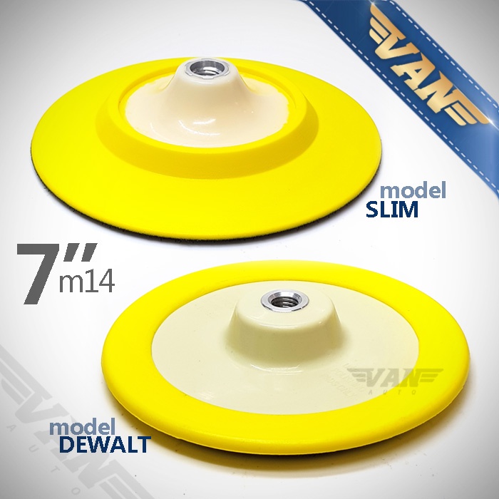 Jual Backing Pad 7 inch M14 Premium Bahan Rubber Tatakan Mesin Poles ...
