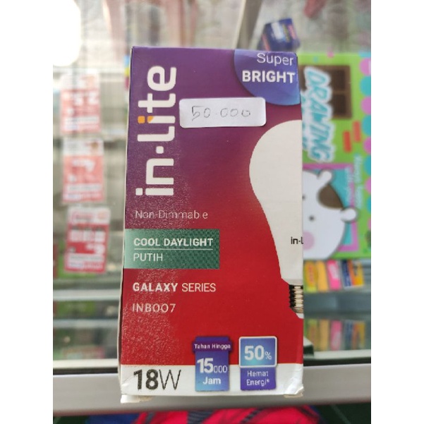Jual Lampu LED inlite in-lite 18watt Cool Daylight Putih | Shopee Indonesia