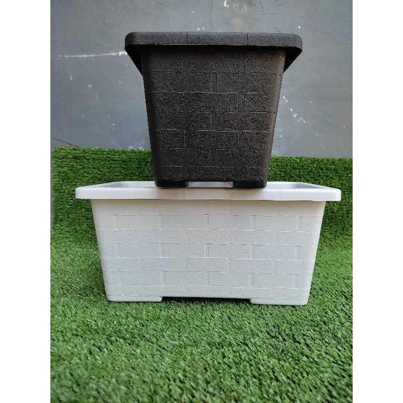 Jual (1pcs) POT SEGI BATA 25 model persegi bata | Shopee Indonesia