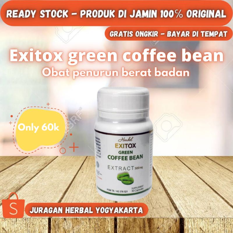 Jual Obat penurun berat badan diet aman BPOM EXITOX GREEN COFFE BEAN ...