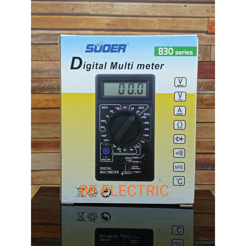 Jual MULTIMETER DIGITAL SUOER DT 830D | Shopee Indonesia