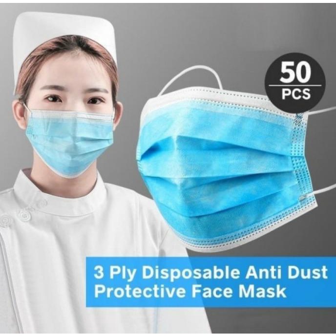Jual Masker 3Ply MEDIS Warna Biru Putih Abu Pink 3 Ply MEDIS Soft Nude ...