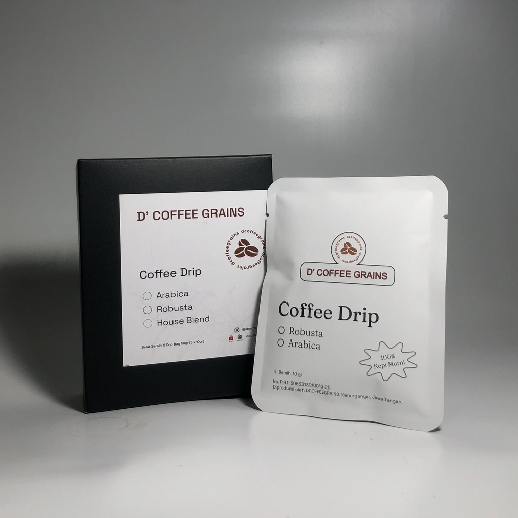 Jual Coffee Drip Bag Robusta 10gr - 5 Drip Bag (1 Pack) | Shopee Indonesia