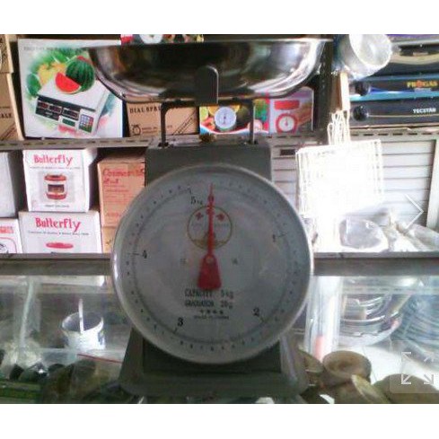 Jual Timbangan Duduk Jarum / Timbangan Duduk Manual 5kg,10kg,15kg,20kg Harga Sama | Shopee Indonesia