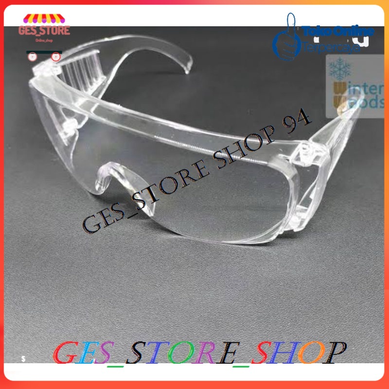 Jual Kaca mata Krisbow clear/Kaca mata Pelindung/Spectacle Clear/Kaca ...