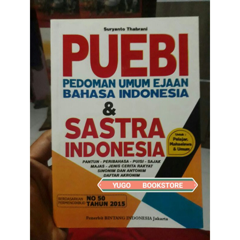 Jual PUEBI ORIGINAL PEDOMAN UMUM EJAAN BAHASA INDONESIA DAN SASTRA ...