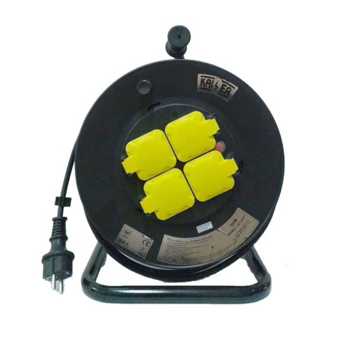 Jual Kabel Roll 50M /Gulungan Rol 50 m / 50 meter 4 stop kontak KAISER ...