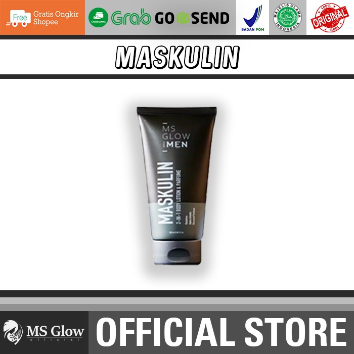 Jual MS GLOW MEN Maskulin 2 in 1 ( Body Lotion & Perfume ) | Shopee ...