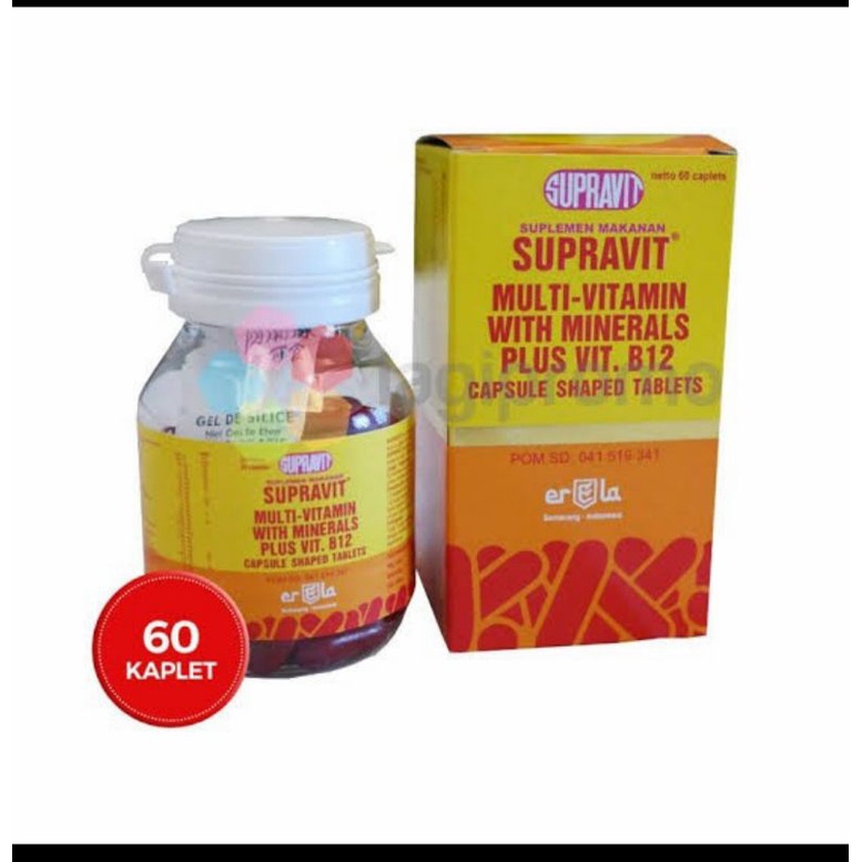 Jual Supravit multivitamin with mineral vit B12 | Shopee Indonesia