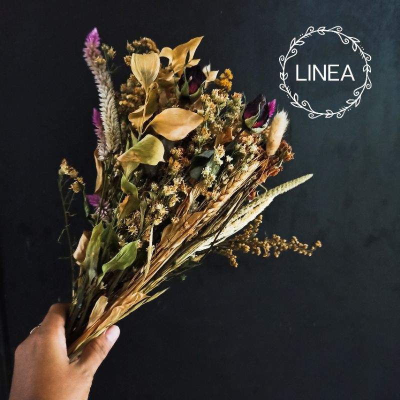 Jual Rangkaian Bunga Kering Dried Flowers | Shopee Indonesia