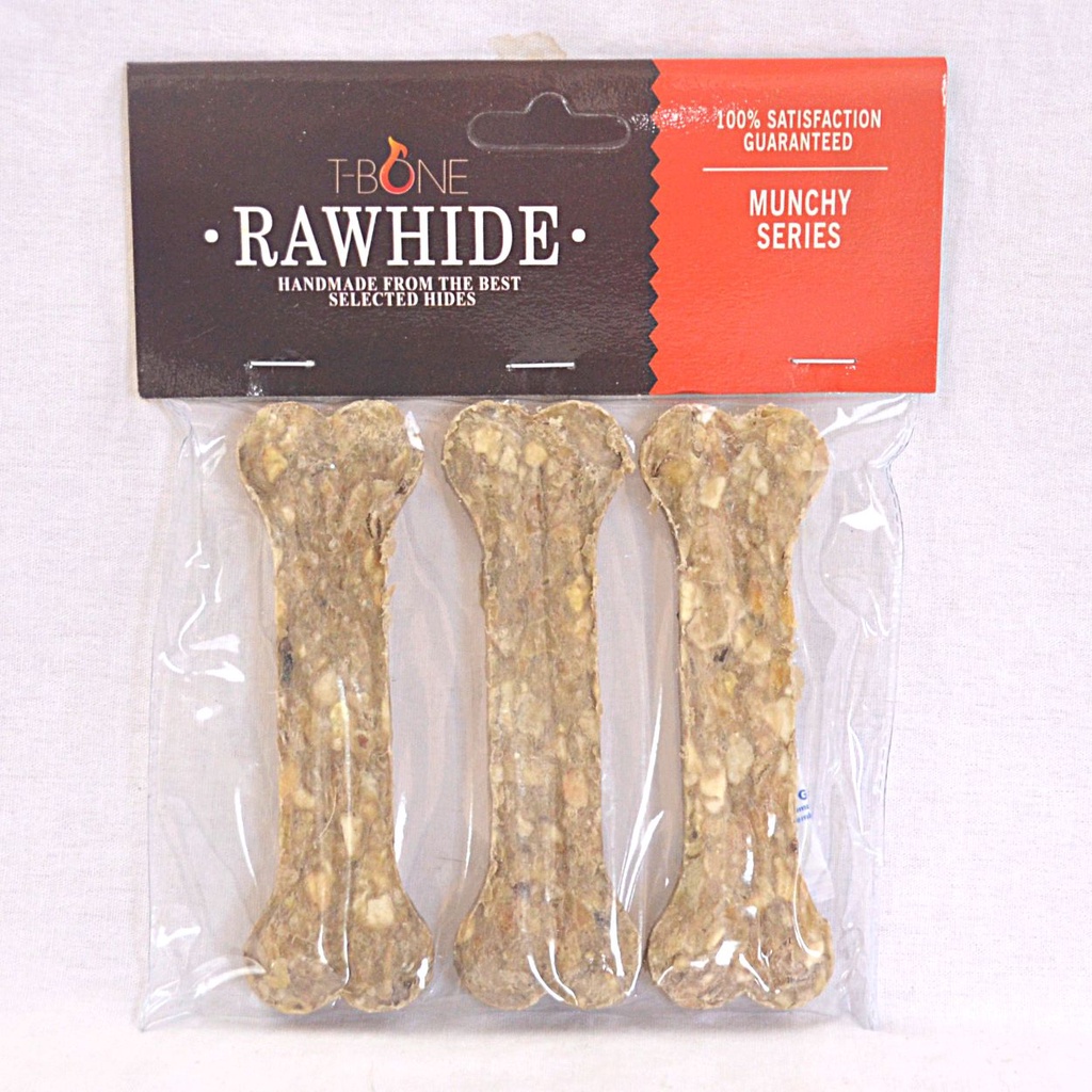 Jual TBONE TMPB4 Rawhide Munchy Series Press Bone 3pcs | Shopee Indonesia