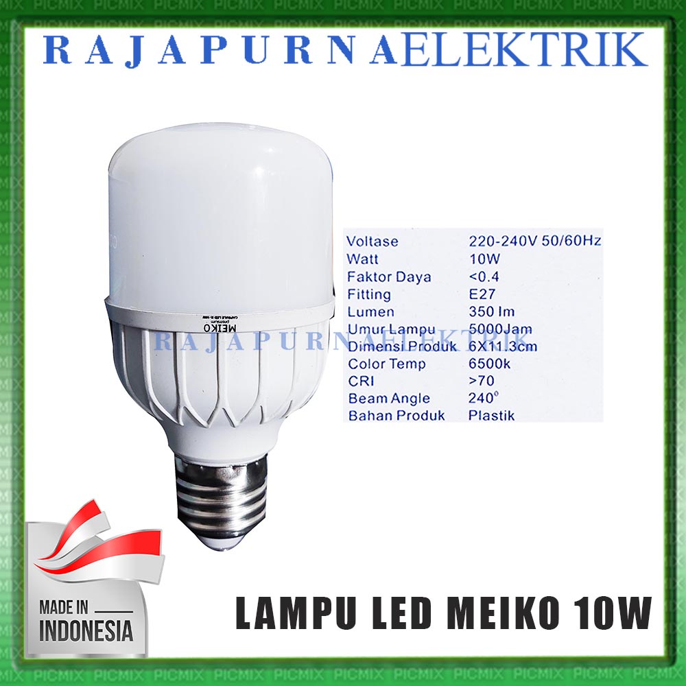 Jual LAMPU LED MURAH BOHLAM kapsul Jumbo MEIKO 5W 10W 15W 20W 30W | Shopee Indonesia