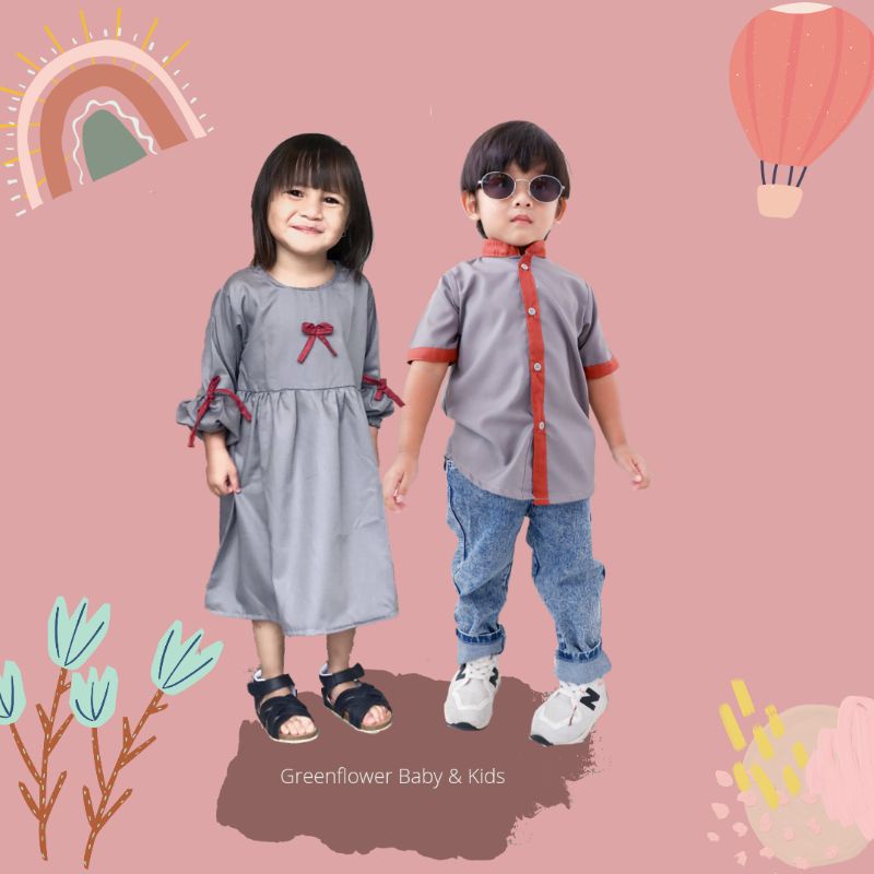 Jual Greenflower - COD Harga per baju - Baju couple /caple anak dress ...