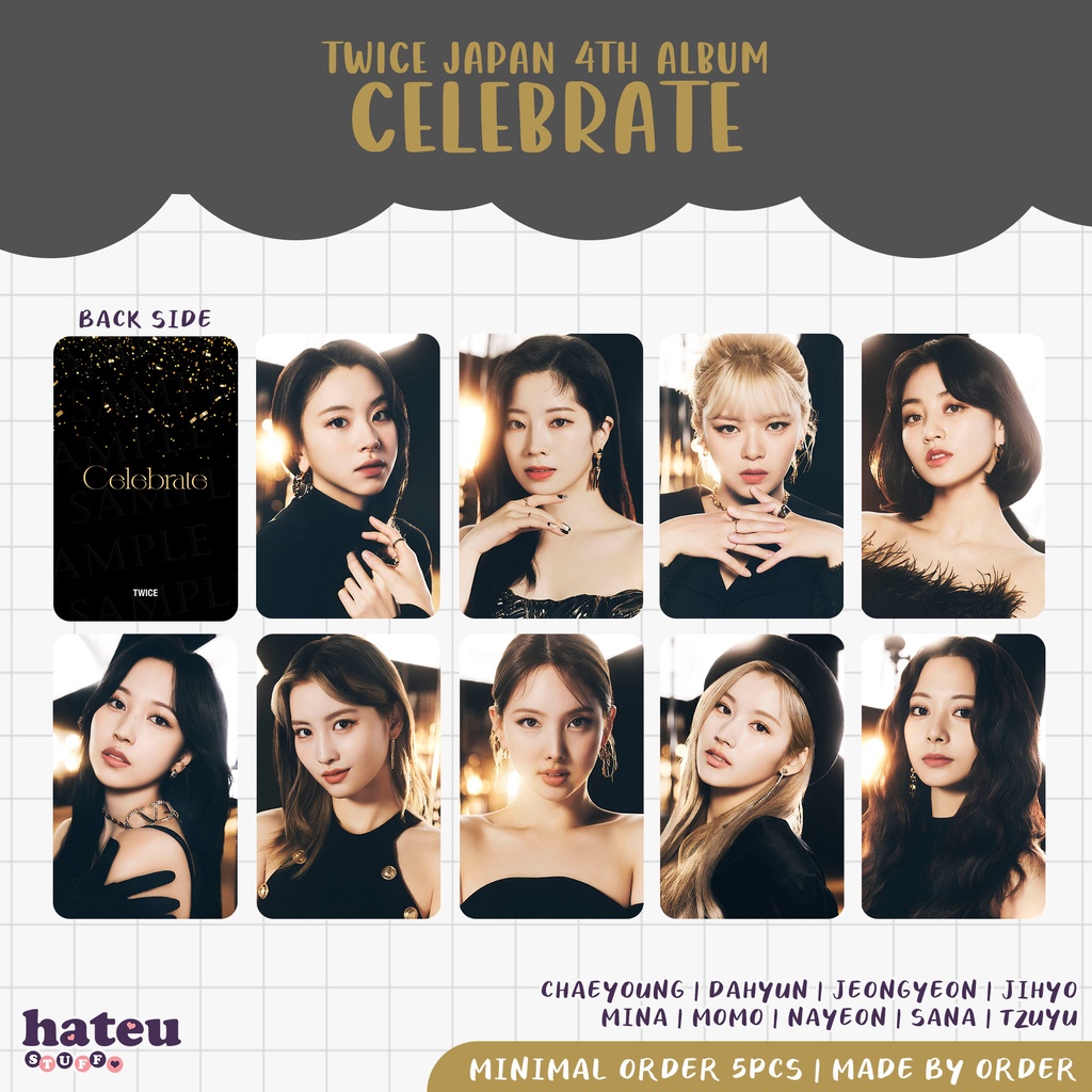 Jual Twice Unofficial Photocard Celebrate + Selca | Shopee Indonesia