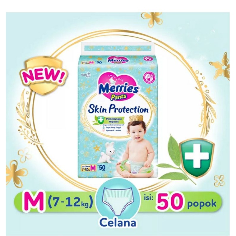Jual MERRIES Skin Protection Popok Pants M50 | Shopee Indonesia