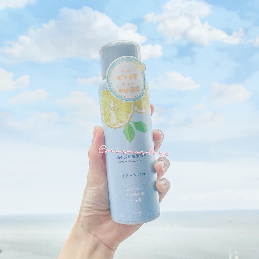 Jual yesnow face spray/spray wajah/spray muka/pomelo moisture spray ...