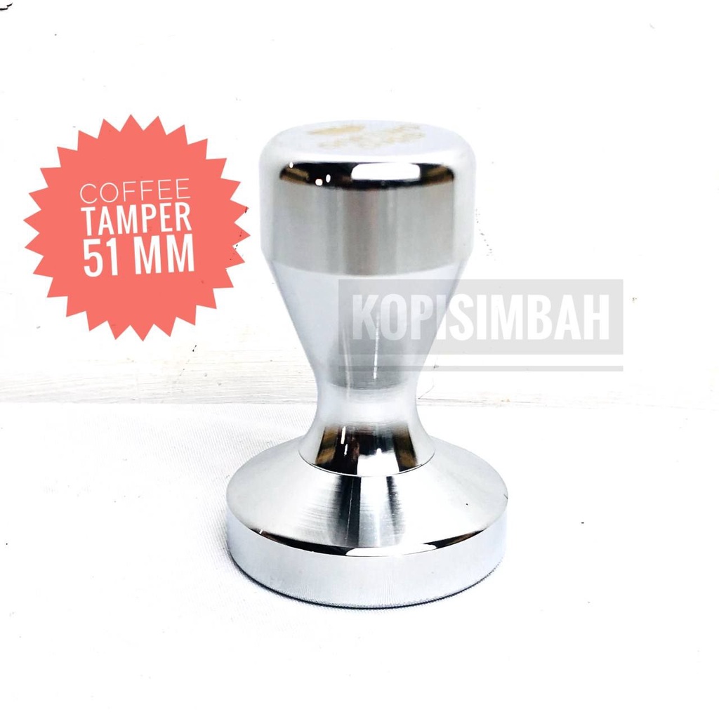 Jual Coffee Tamper 51mm Stainless Steel Alat Tamping Pemadat Bubuk Kopi ...