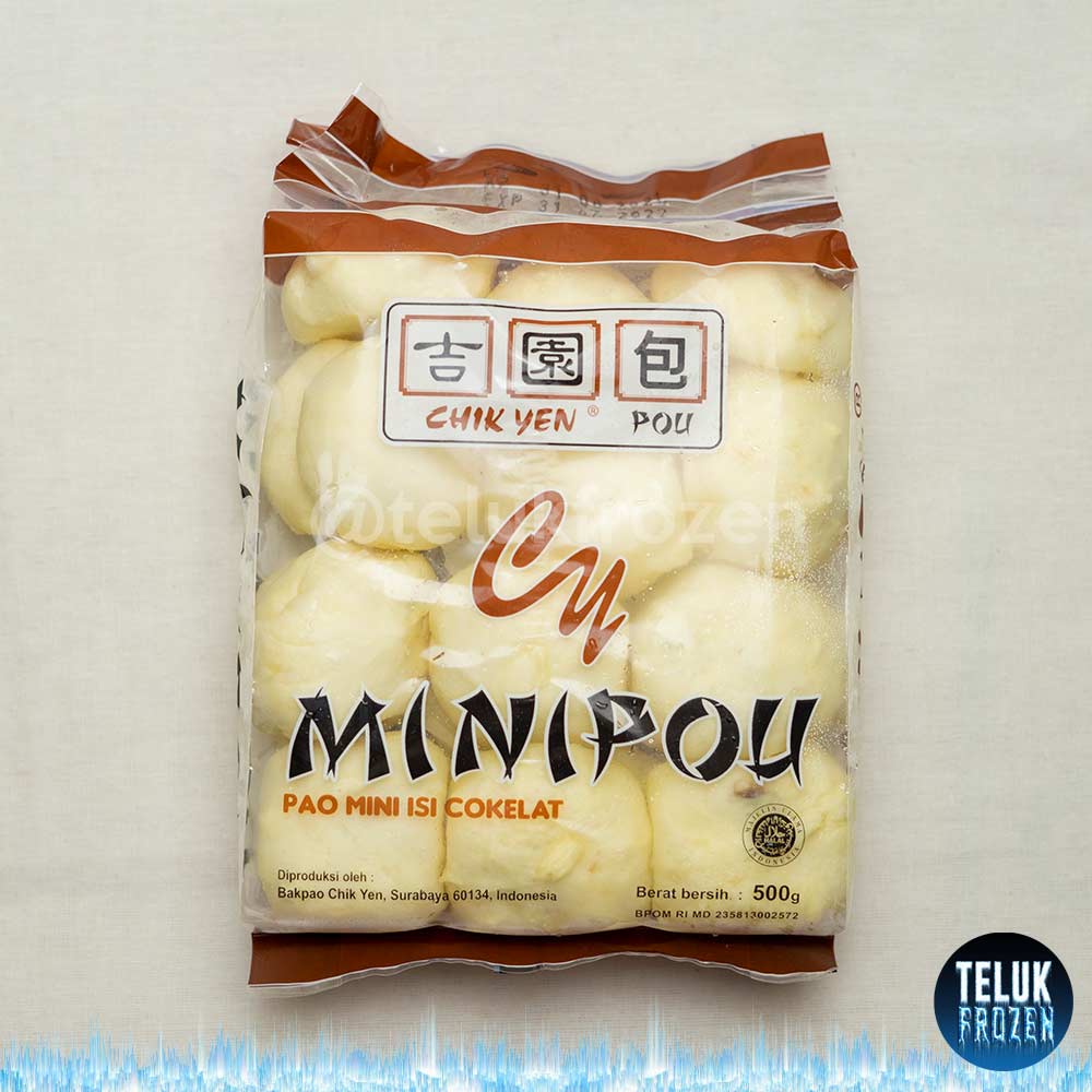 Jual Chik yen minipou rasa coklat isi 500 gr / mantau cokelat / bakpao ...