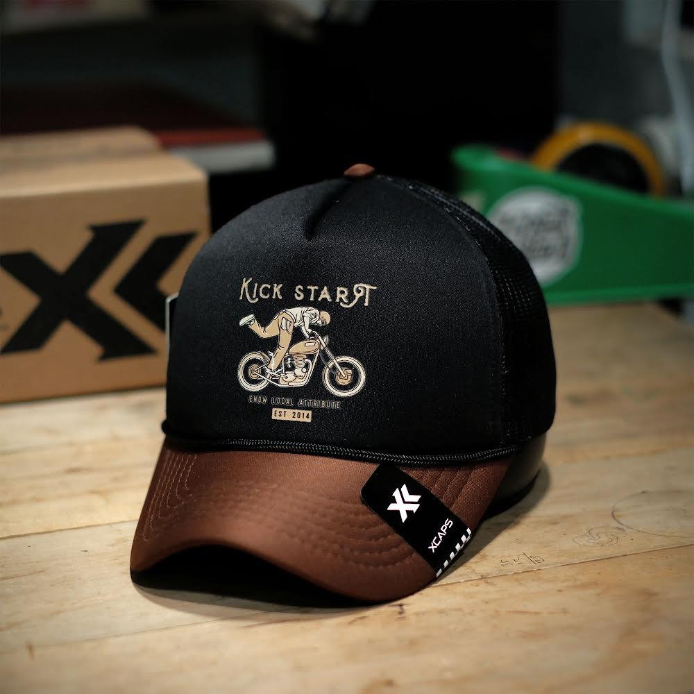 Jual Topi Xcaps - Topi Truckerhat / Topi Jaring custom Kickstart / Bisa ...