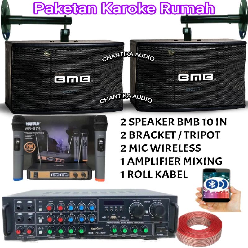 Jual Speaker bmb 10 inch Paket karaoke bergaransi 3 tahun harga sesuai dengan kulaitas full bas ...