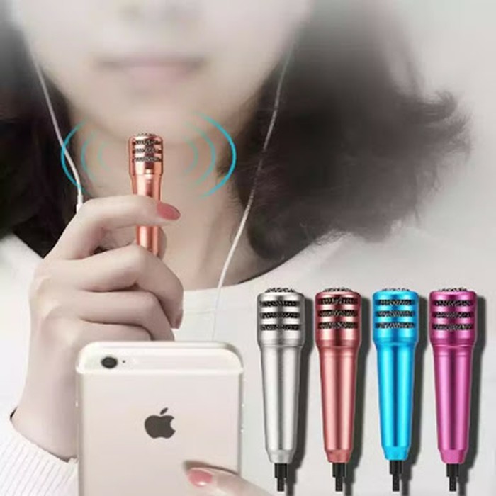 Jual Mic Mini Smule + Headset / Microphone Mini + Headset for Smule ...