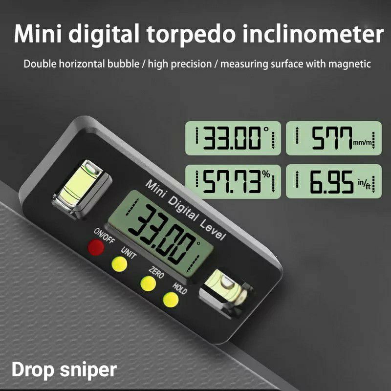Jual Alat Ukur Sudut Miring 360derajat Digital Protractor Inclinometer ...