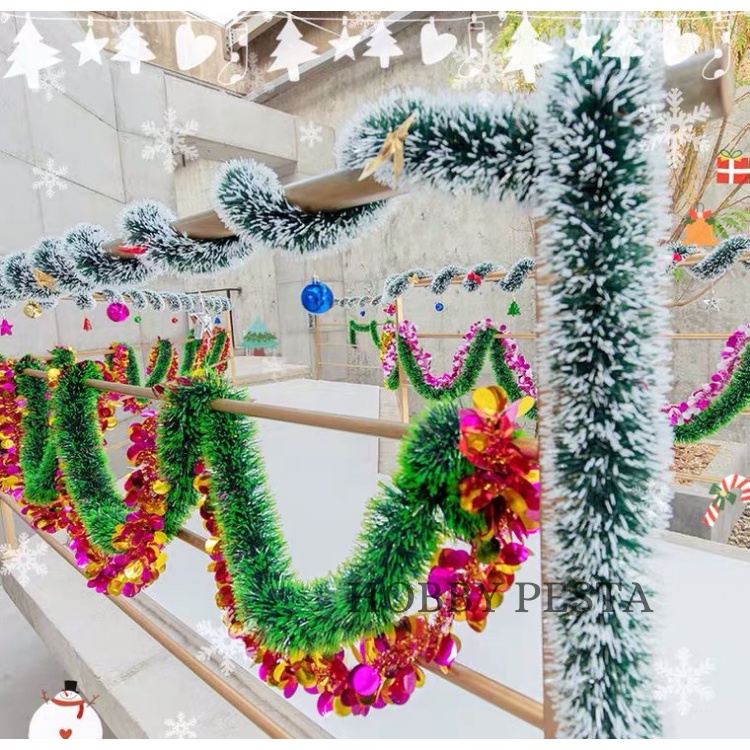 Jual SLINGER NATAL / GARLAND / TINSEL CHRISTMAS / HIASAN NATAL / HIASAN ...