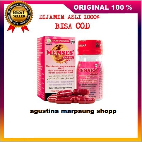 Jual Menses Kapsul Dami Sariwana Melancarkan Haid Mens Datang Bulan ...
