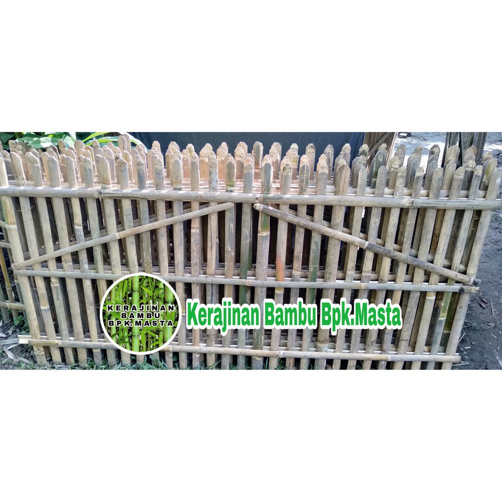 Jual Pagar Bambu Motif Polos P100 CM X T50 CM | Shopee Indonesia