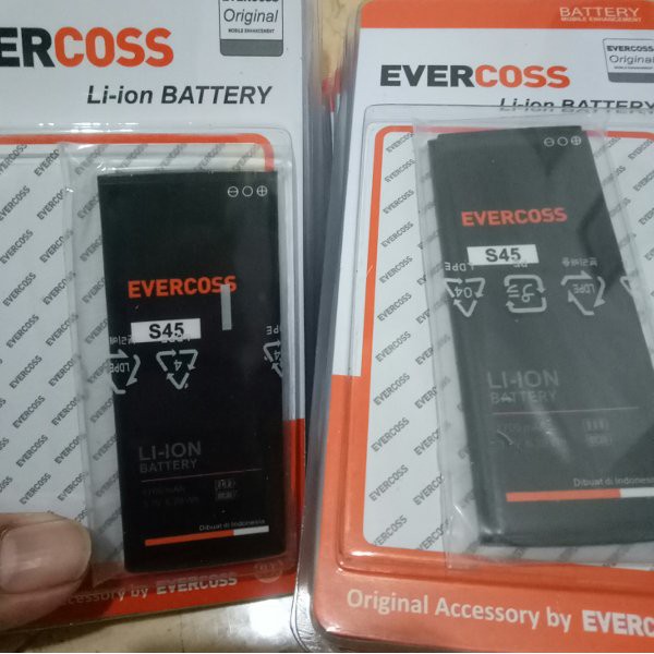 Jual DIJUAL Baterai Evercoss S45 face unlock ever cros cross Evercross ...