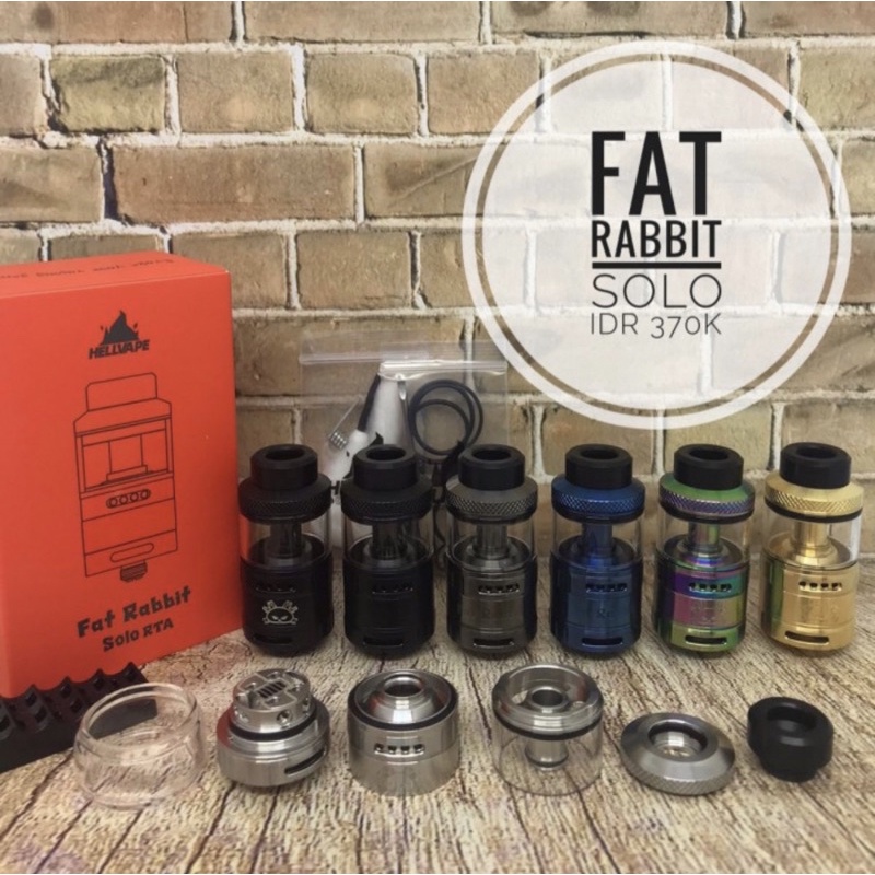 Jual Authentic RTA FAT RABBIT SOLO 25MM | Shopee Indonesia