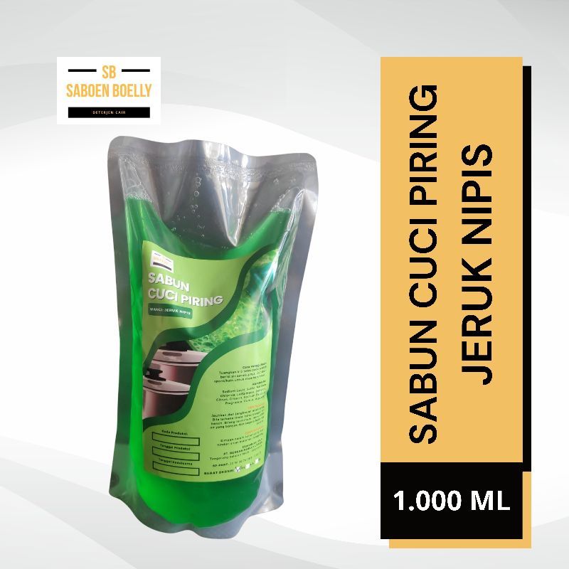 Jual SABOEN BOELLY Sabun Cuci Piring 1 Liter | Shopee Indonesia